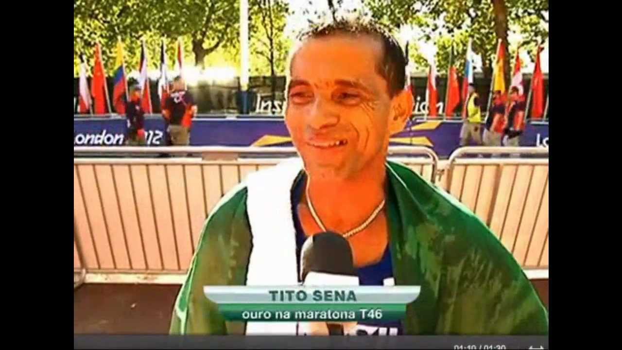 TITO SENA É OURO EM LONDRES!!! - YouTube