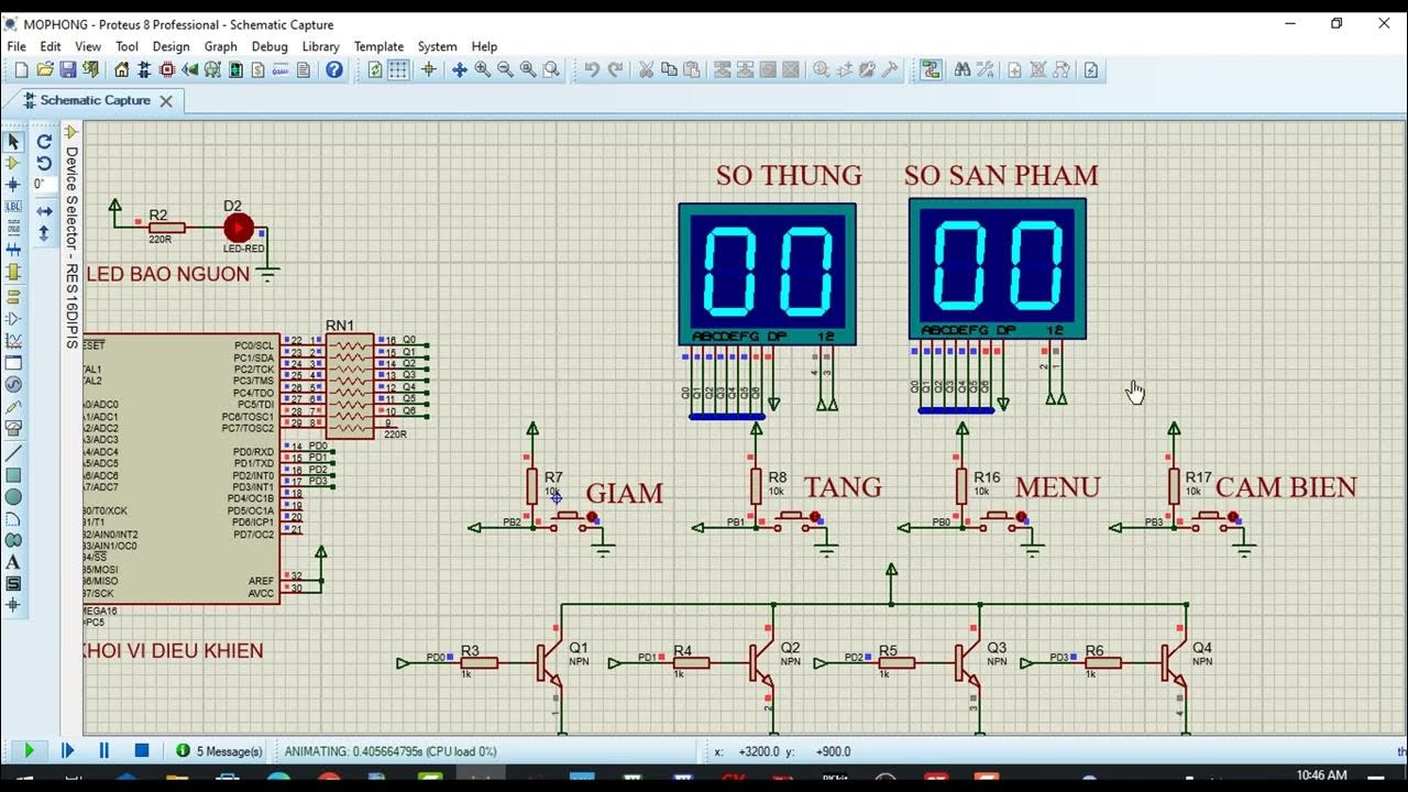 17 | MẠCH ĐẾM SẢN PHẨM HIỂN THỊ LED 7SEGMENT #ATMEGA16 #7SEGMENT #DEMSANPHAM #AVR - YouTube