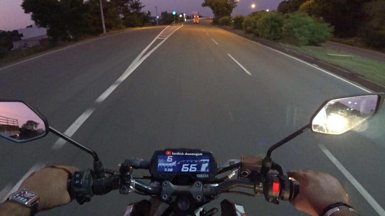 Yamaha MT-15 Long Touring Test | 310 Kilometers Straight from Chennai # ...