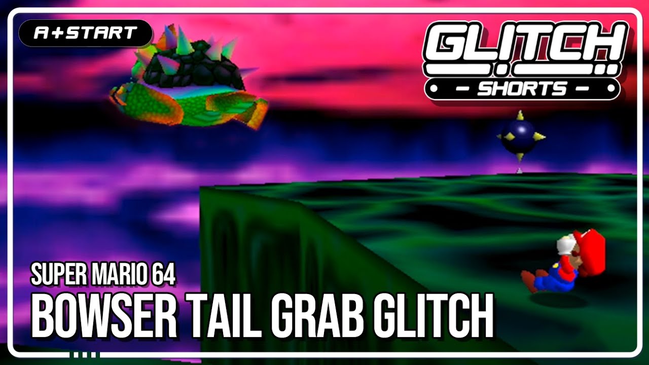 Grabbing Bowsers Tail Before He Lands Breaks Him Glitch Shorts