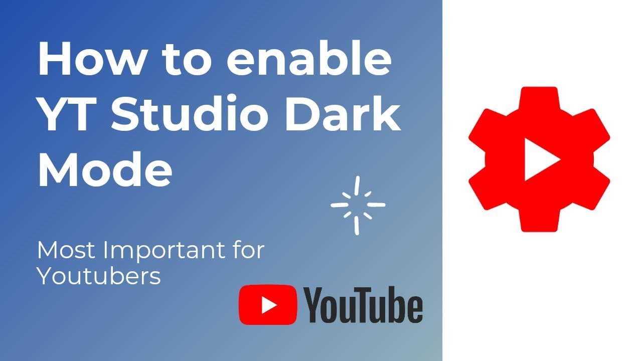 How to enable dark mode on yt studio | YouTube Studio Dark Mode | yt ...