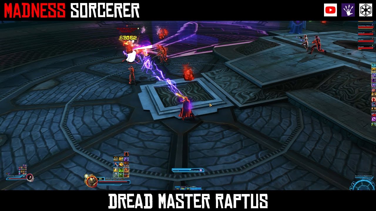 SWTOR Dread Palace: Dread Master Raptus Boss Fight w/ Level 80 Madness ...