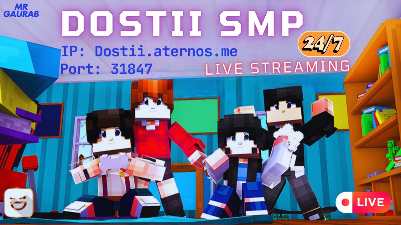🔴 LIVE: Grinding, Building & Fun on Dostii SMP | Public Minecraft Server for Java & PE Players ...