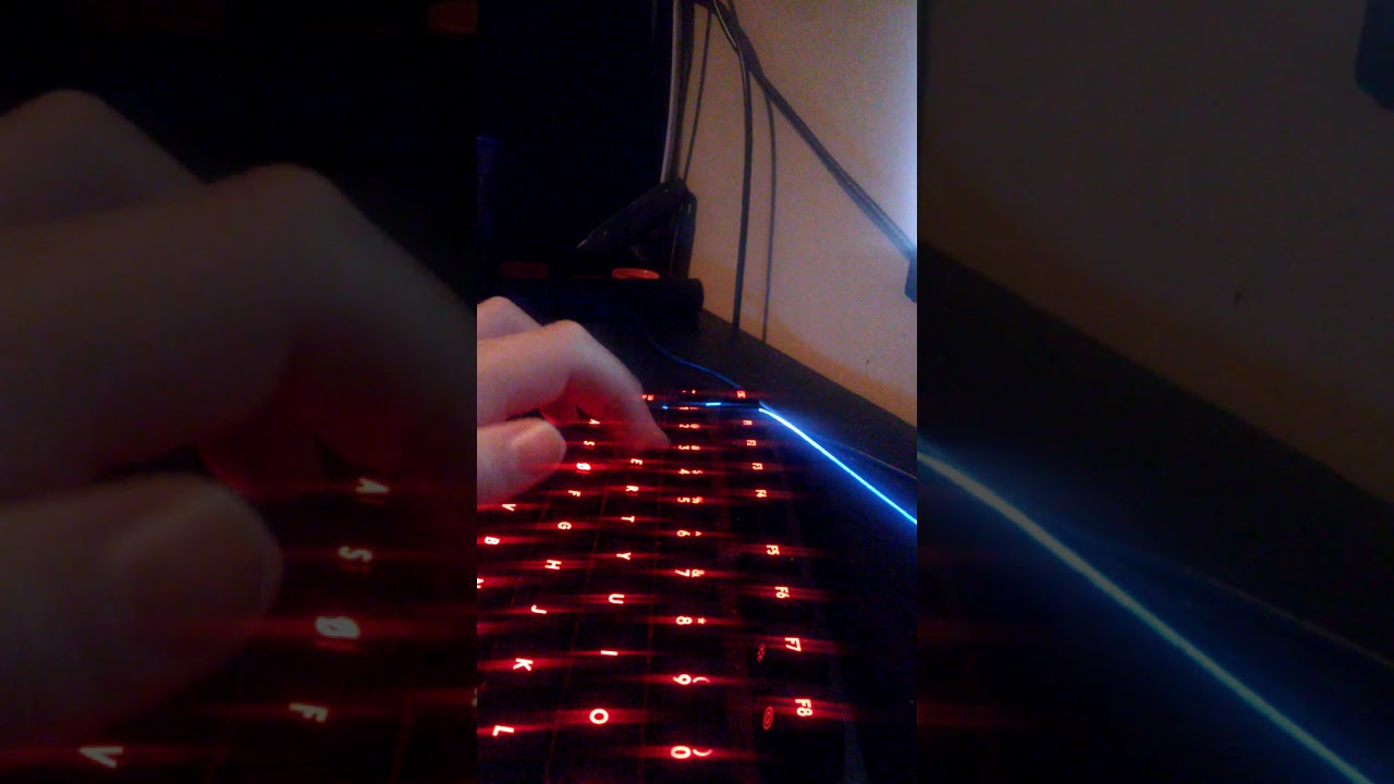 A keyboard cam - YouTube