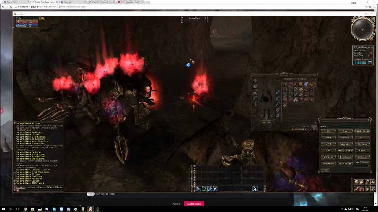 iPlay.GG - Armor Drop Test (Vorpal Hunting) - YouTube