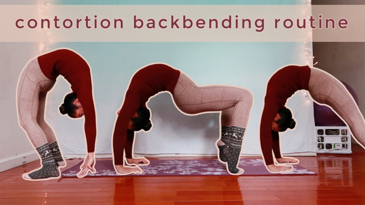 My Contortion Back Bending Routine - YouTube