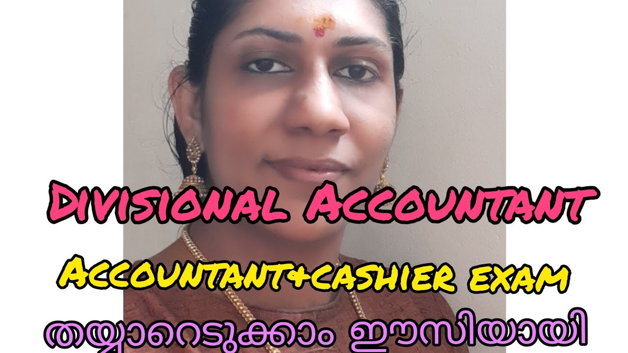 Divisional Accountant exam#Accountant&cashier exam preparation - YouTube
