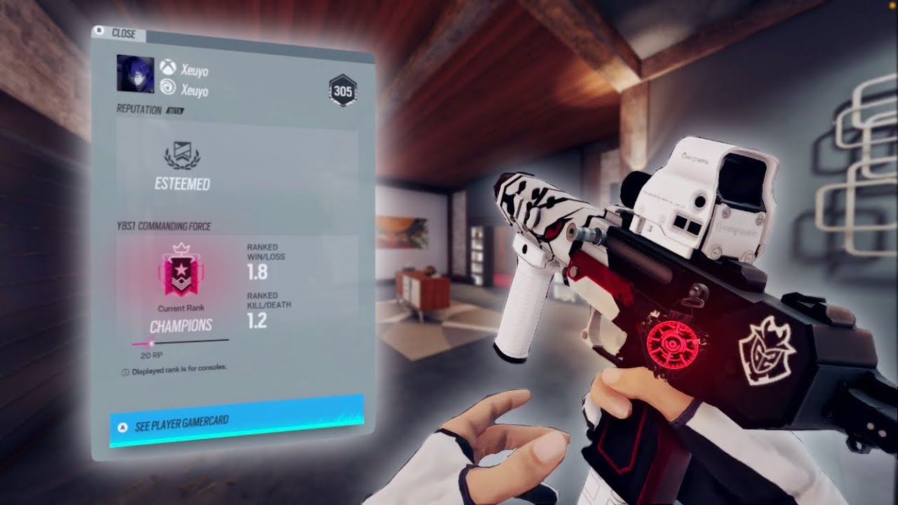 The BEST COMMANDING FORCE Champion Settings + Sensitivity - Rainbow Six ...