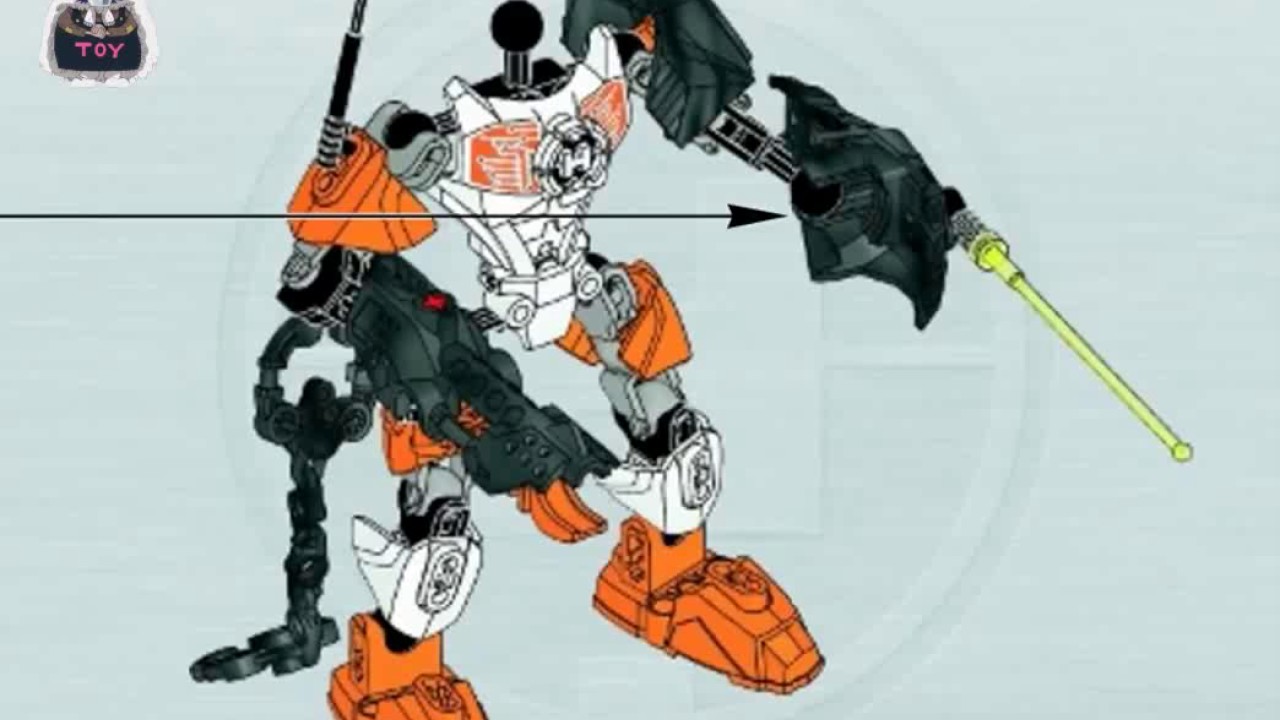 Lego 60143 Lego Hero Factory set 6221 - Julius Nex instructions - YouTube