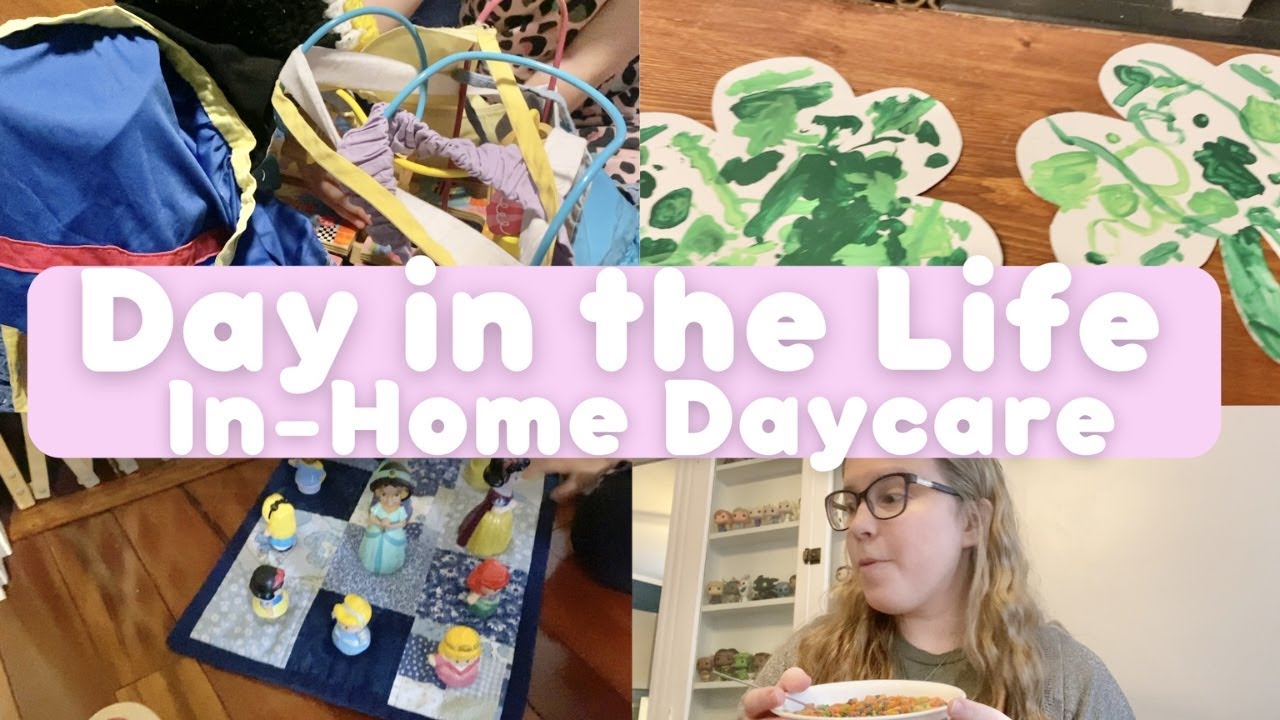 Day in the Life | In-Home Daycare | St. Patrick's Day! - YouTube