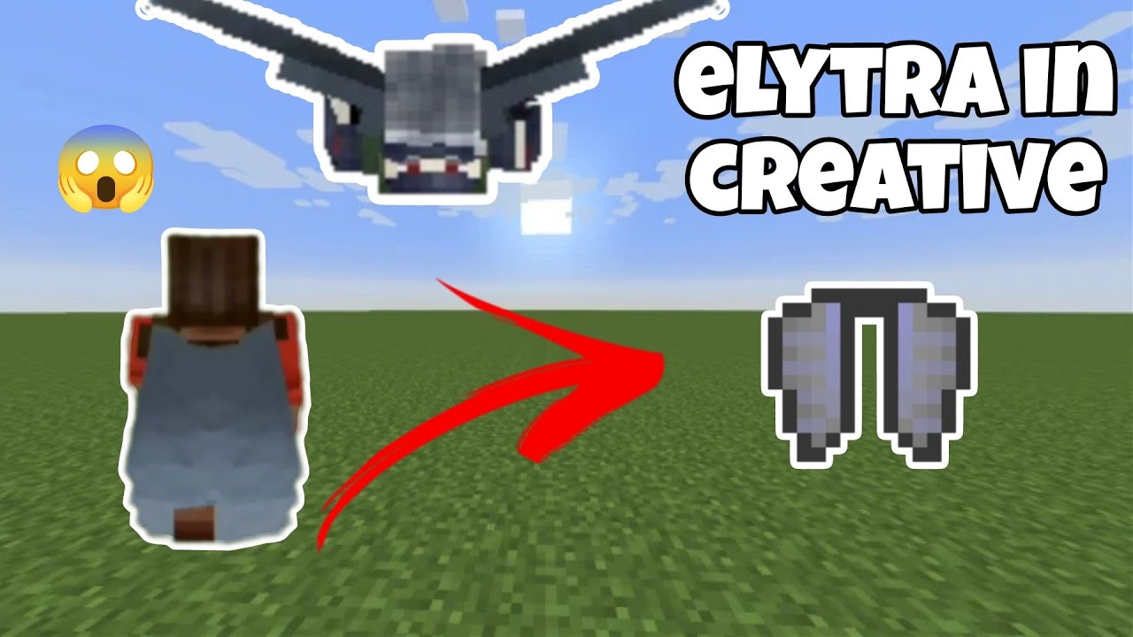 How to fly elytra in creative in minecraft #minecraft - YouTube