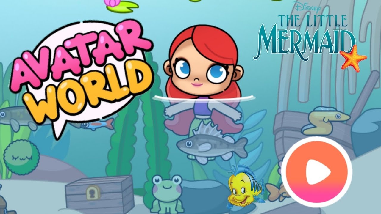 ARIEL HUMAN IN AVATAR WORLD! The new toca boca game! 💖 #avatarworld # ...