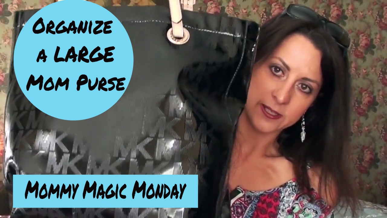 How to Organize a Large Mom Purse - YouTube