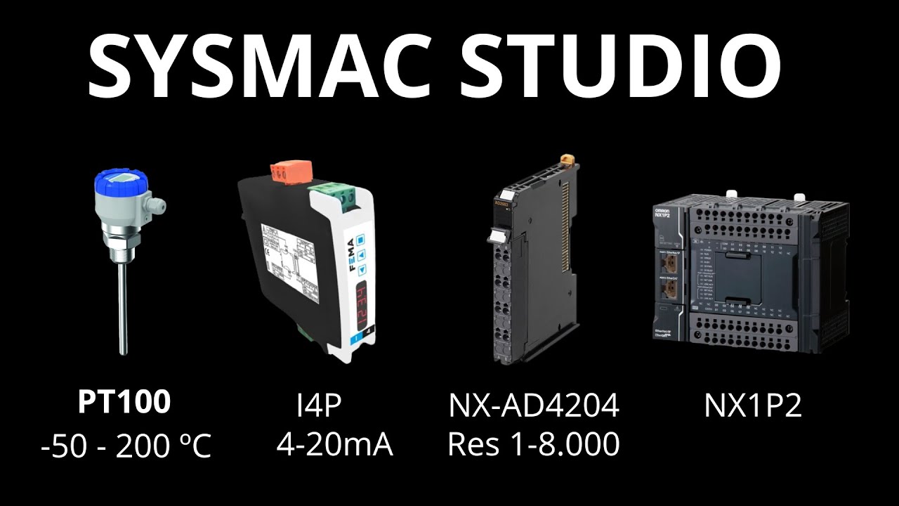 SYSMAC STUDIO lectura analógica NX1P2 + NX-AD4204 +I4P FEMA ELECTRONICA ...