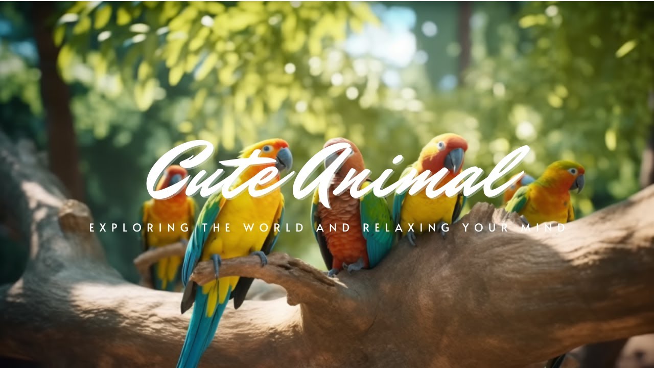 🎵🦜 Happy Beaks and Happy Beats: Uplifting Melodies and Colorful Parrot ...