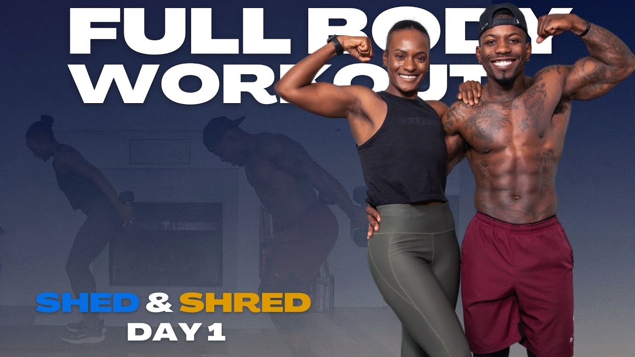 15 Minute Fat Disappearing Full-Body Workout |Shed & Shred Day 1| - YouTube