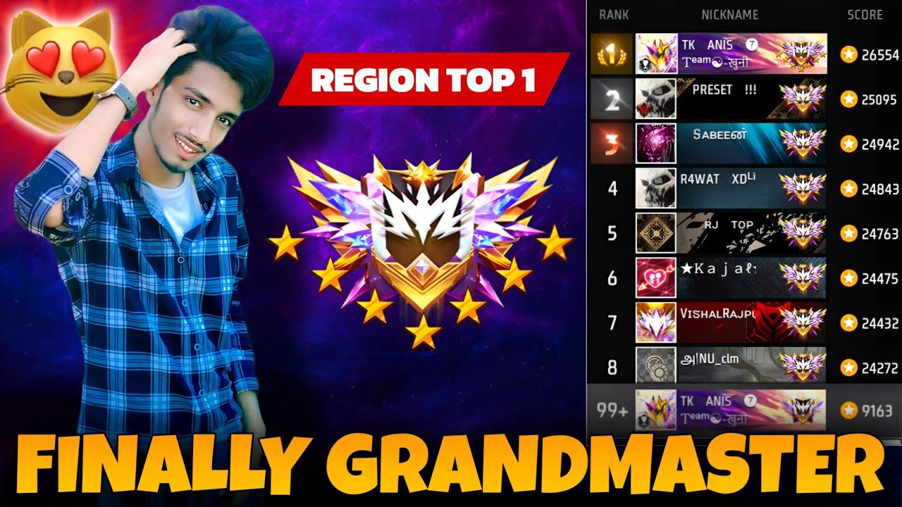 Finally Grandmaster Region Top #1 - YouTube