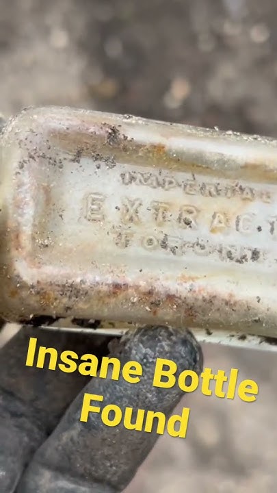 Amazing 100 Year Old Bottle Found. - YouTube