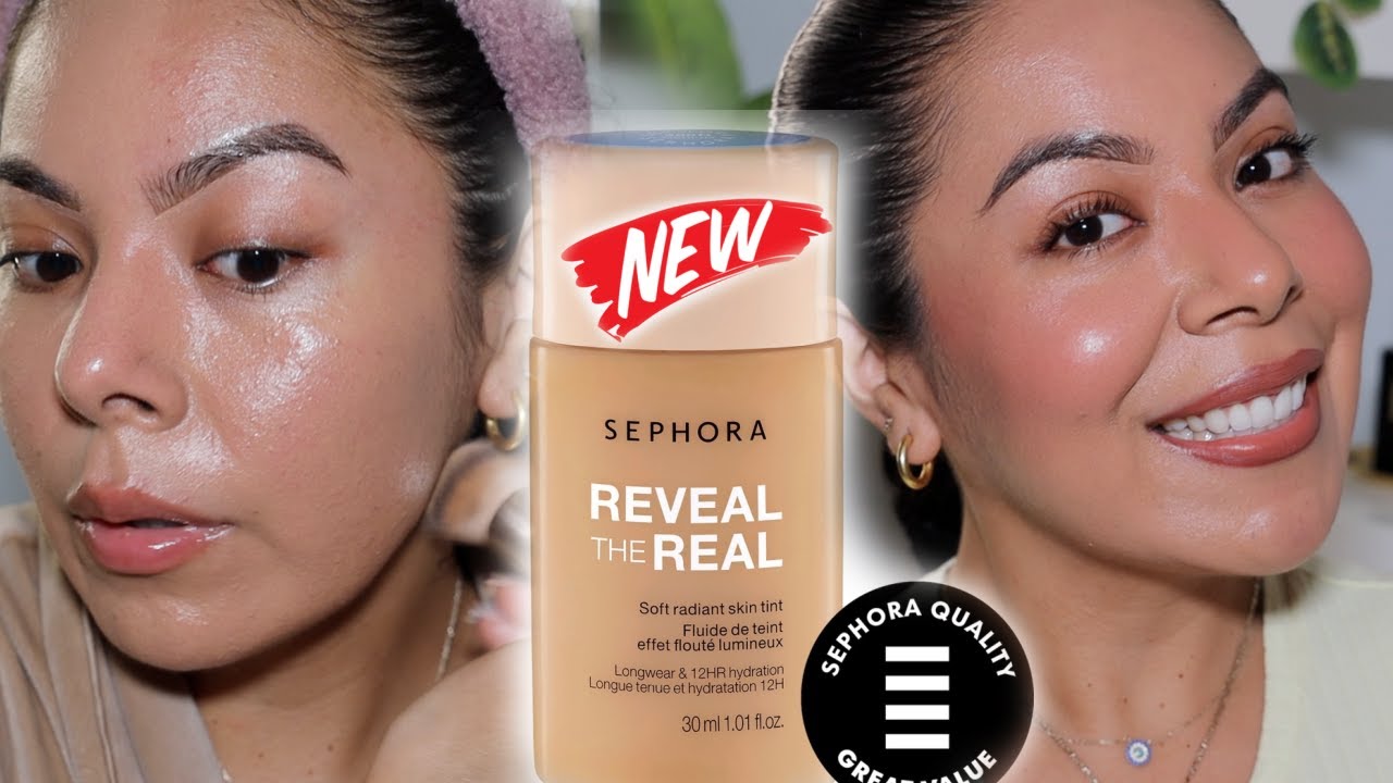 NEW SEPHORA COLLECTION SOFT RADIANT SKIN TINT|| OILY SKIN TESTED! - YouTube