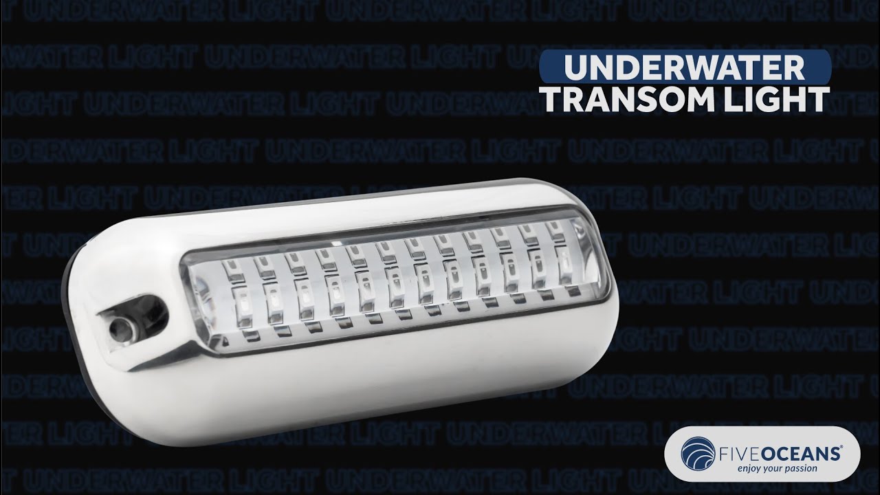 Underwater Transom Light BY: FIVEOCEANS - YouTube