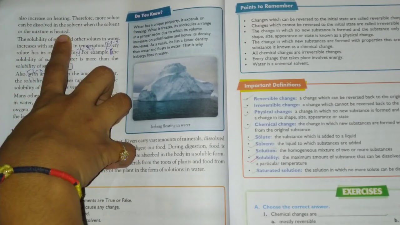 Std 6 Science ch-6 (Changes around us) PART -3 - YouTube