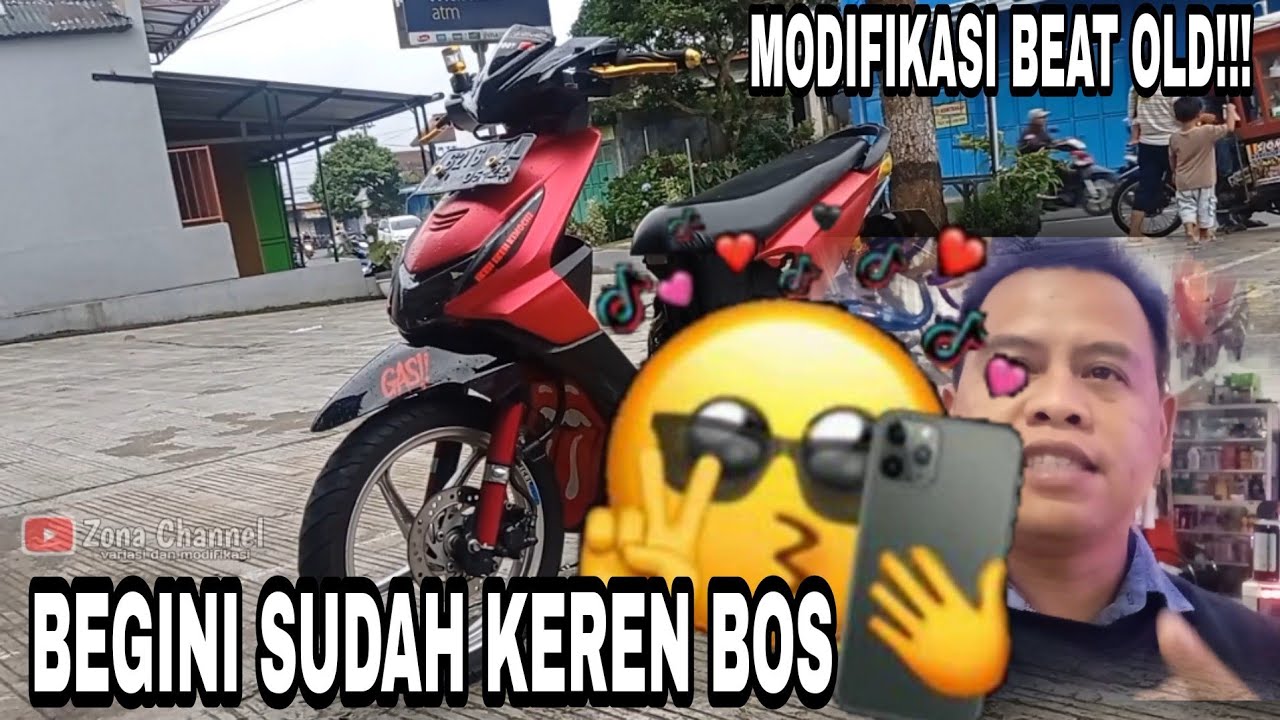 modifikasi beat lama bos,dana pelajar pake skotlet dan felg hanya di ...