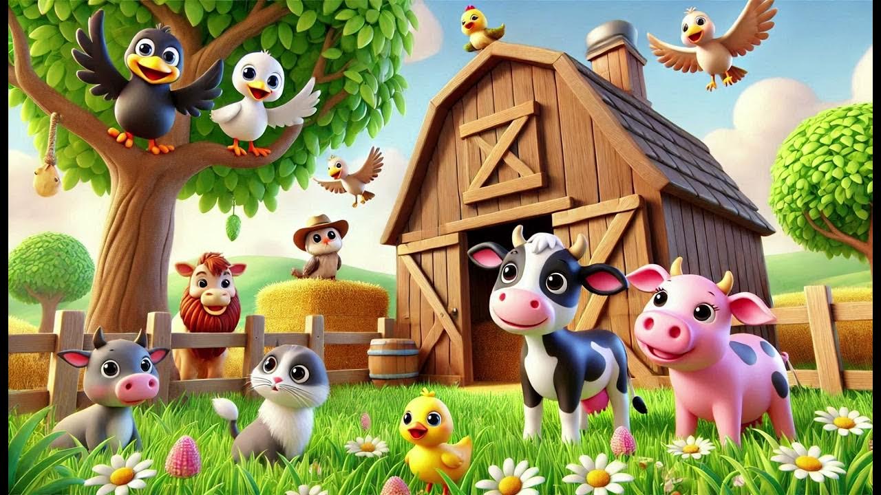 Counting with the Barnyard Animals | Nursery Rhymes & Kids Songs 🐄🐔🎶 ...