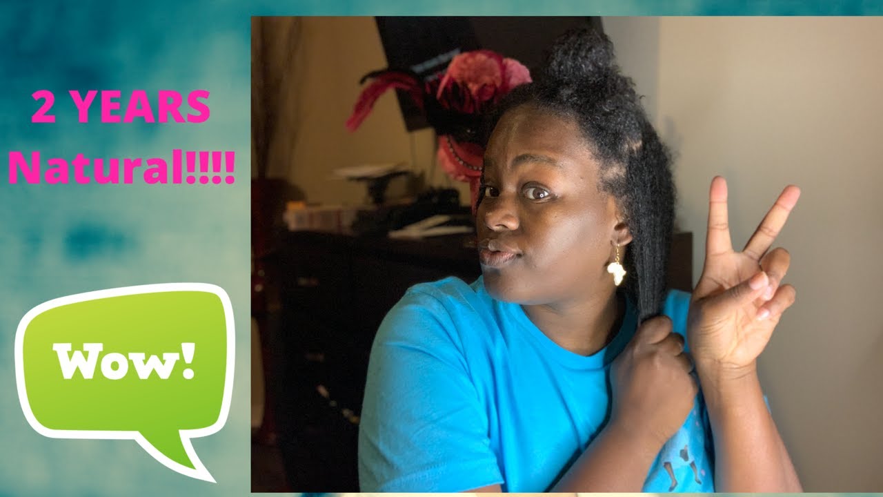 Two years since my BIG CHOP( Length check) | Porcia Mann - YouTube