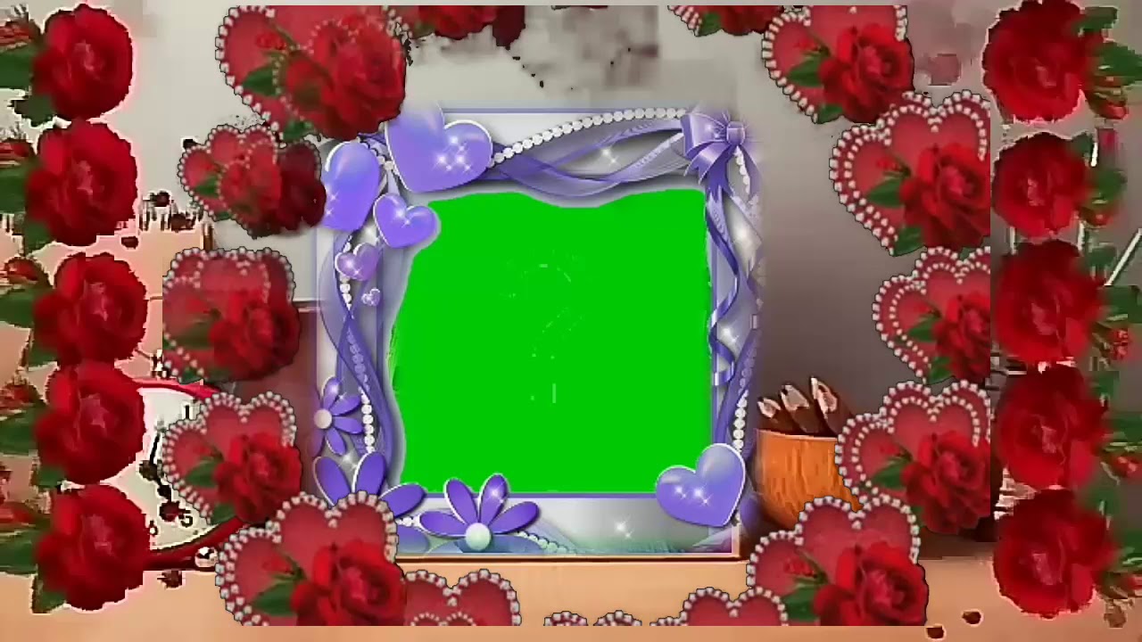 Wedding green screen effect .vedio HD love fram - YouTube
