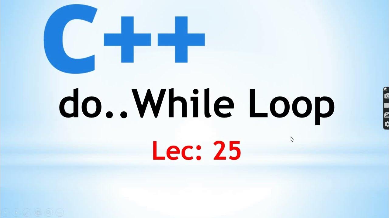 Do While Loop In C Amharic Lec 25 Youtube