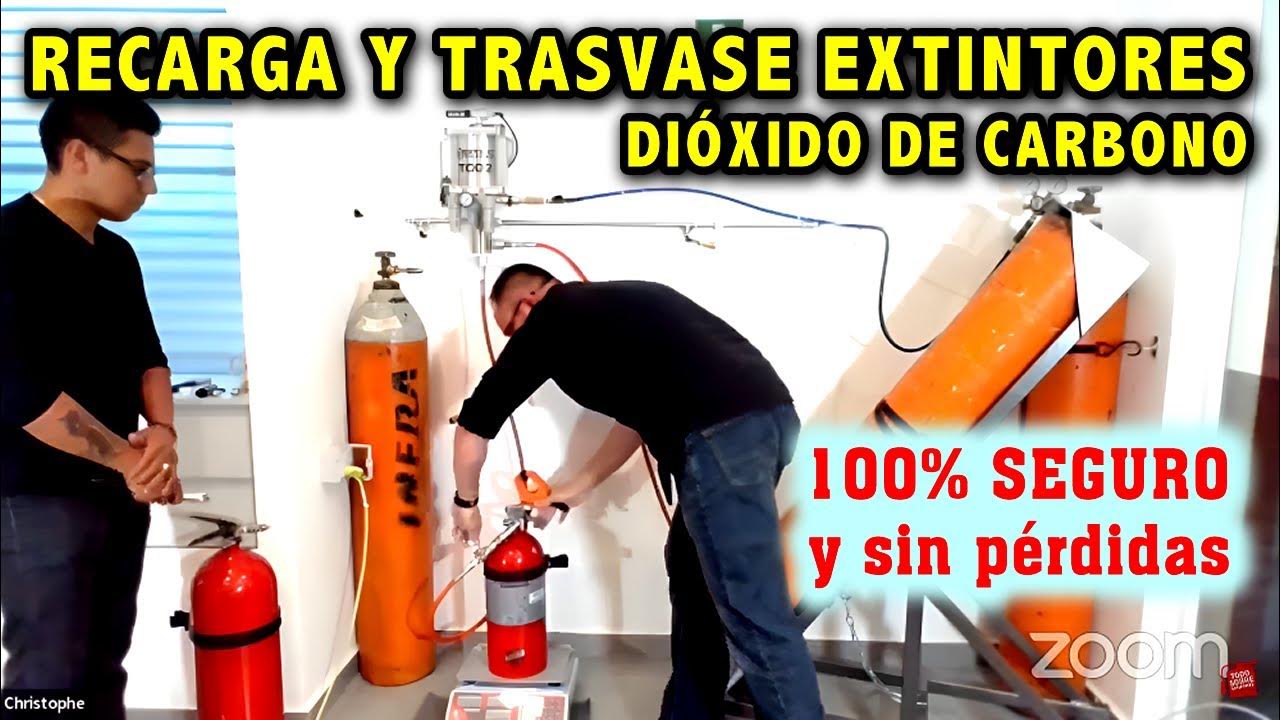 Capacitación gratuita - RECARGA Y TRASVASE DE EXTINTORES DE CO2 - Por Maquinarias EITEC - YouTube