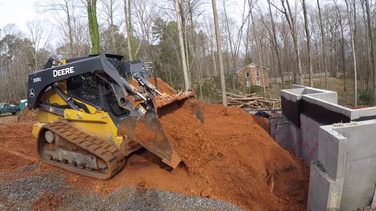 Backfilling House Foundation - YouTube
