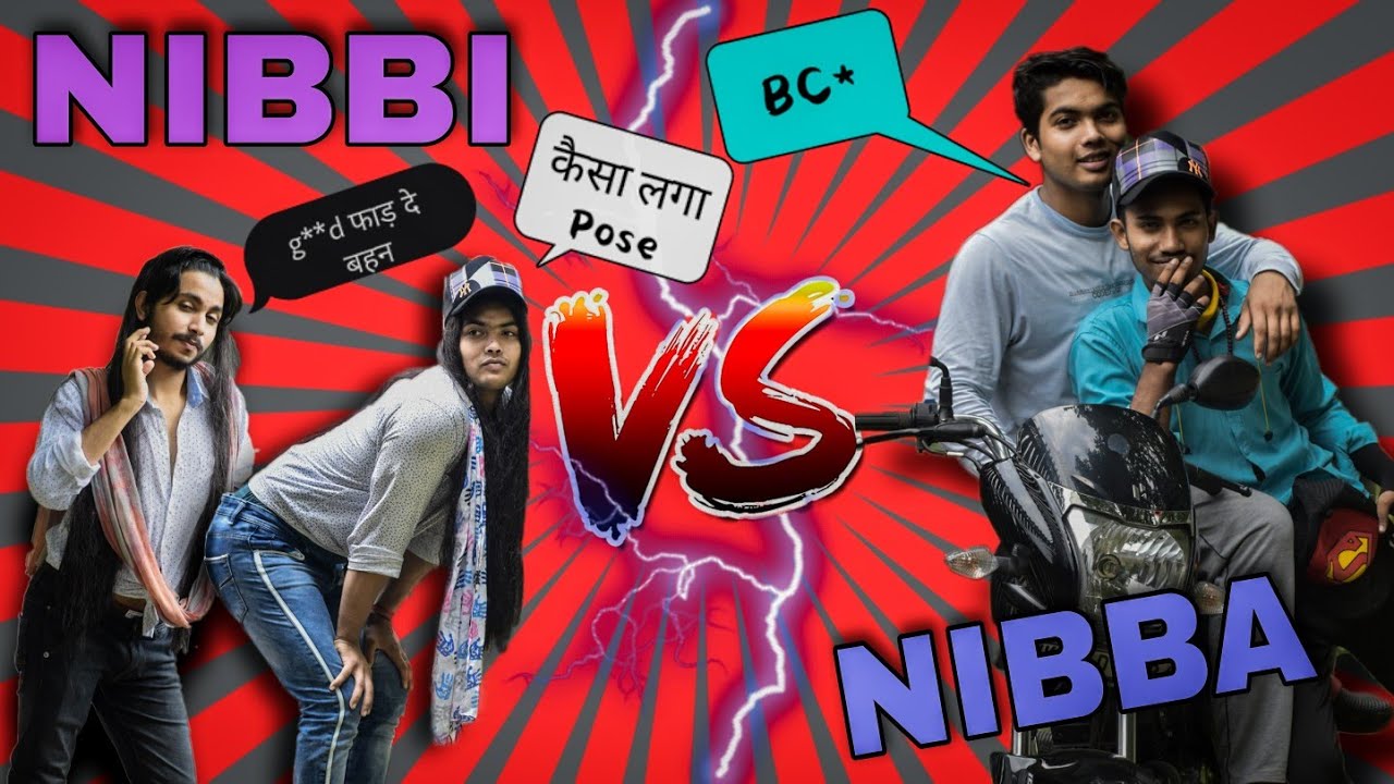 NIBBA V/S NIBBI || MEMES IN INDIA || FULL COMEDY VIDEO || BY 5 ...