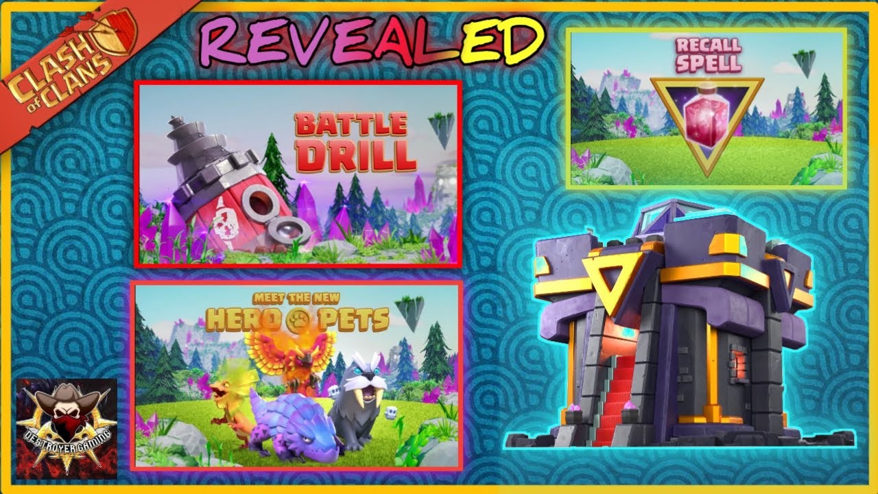 New Update- TH15, Recall Spell, Battle Drill, New Pets, New Hero, New ...