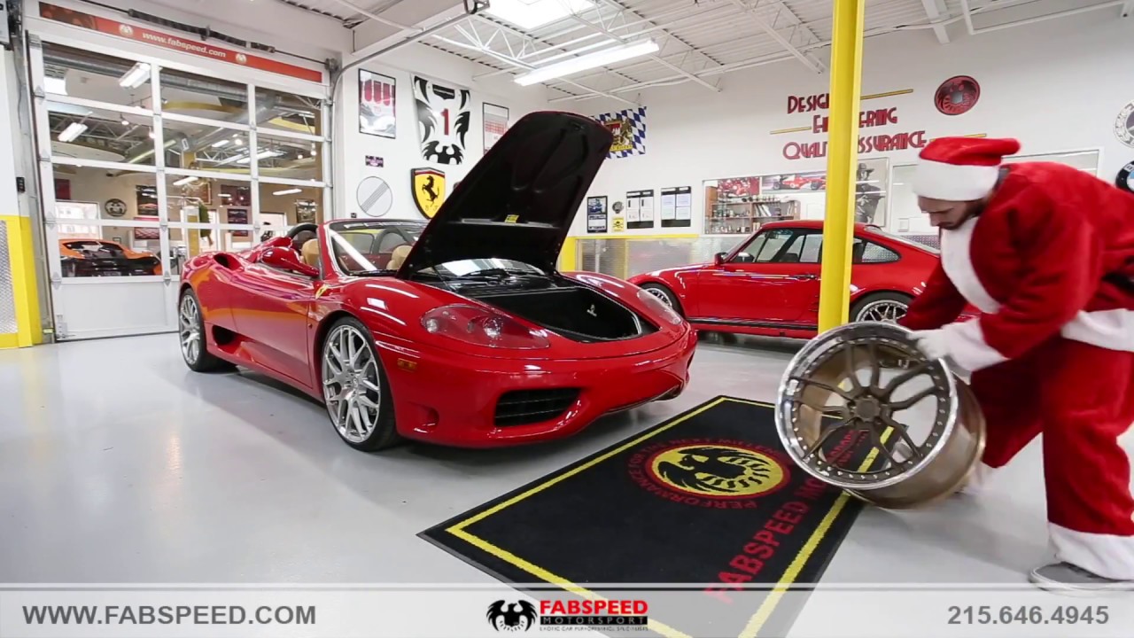 Santa Drives a Ferrari | Fabspeed Motorsport - YouTube