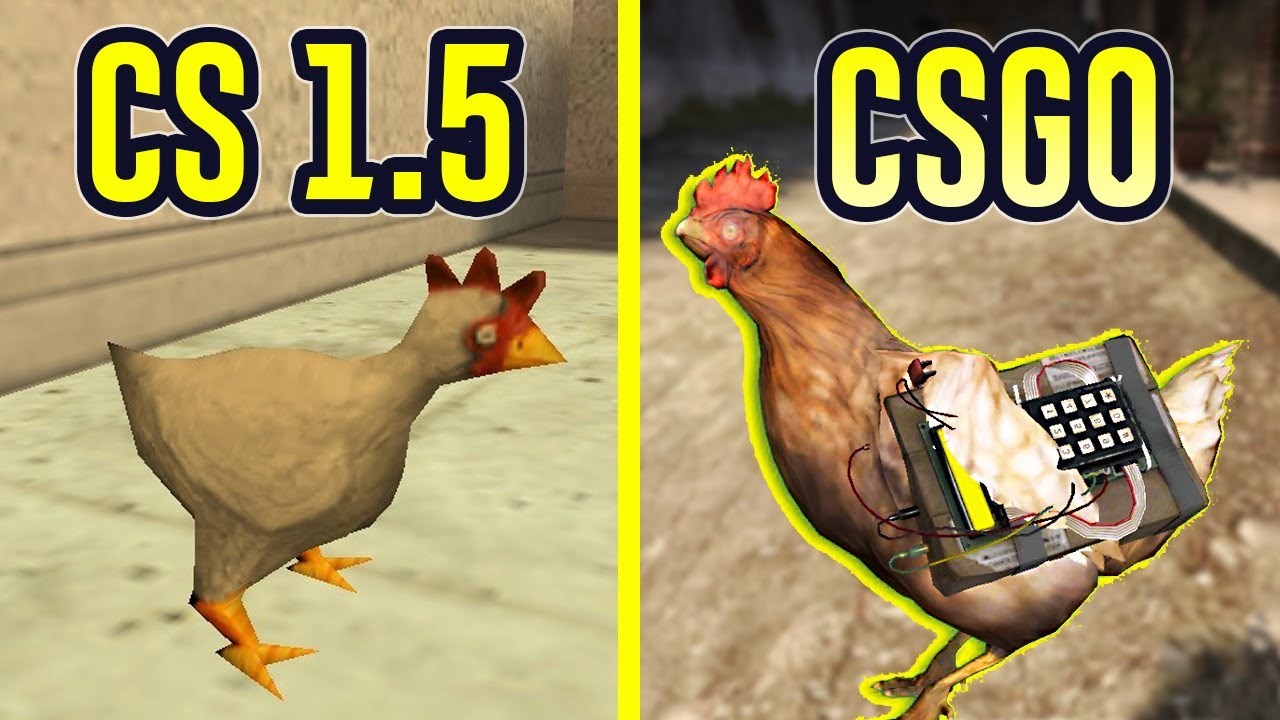 Evolution of Counter Strike Chicken 1999 - 2020 - YouTube
