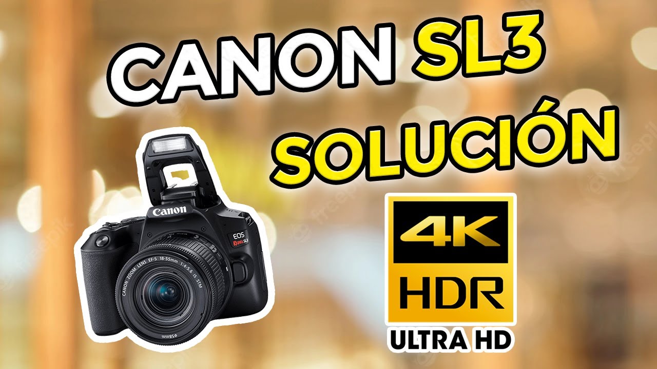 COMO ACTIVAR EL 4K Y EL TIMELAPSE en la CANON EOS REBEL SL3 (250D ...