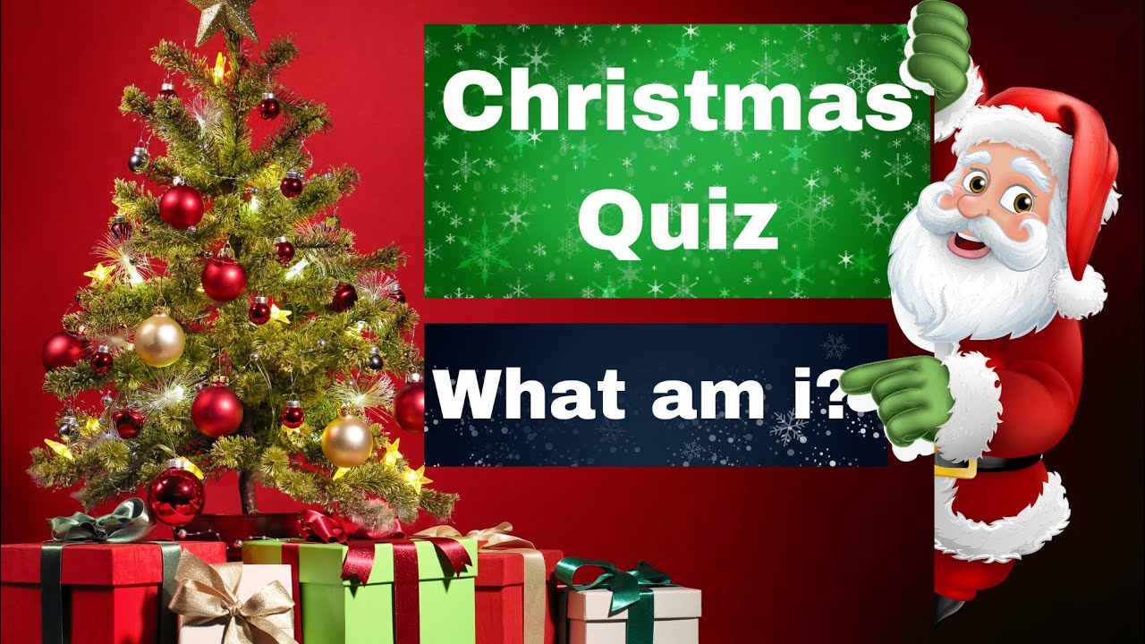 Guess the christmas word || Christmas quiz for kids - YouTube