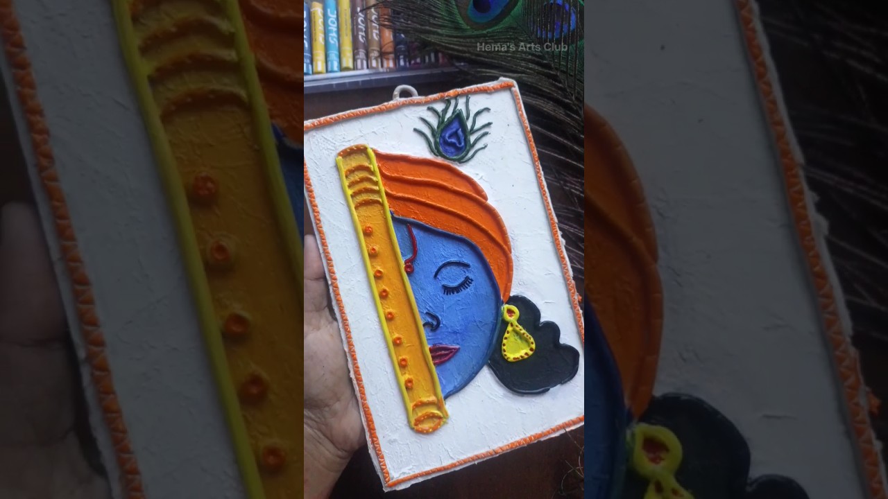 Lord Krishna MOULDIT Clay Craft Ideas 🔥 - YouTube