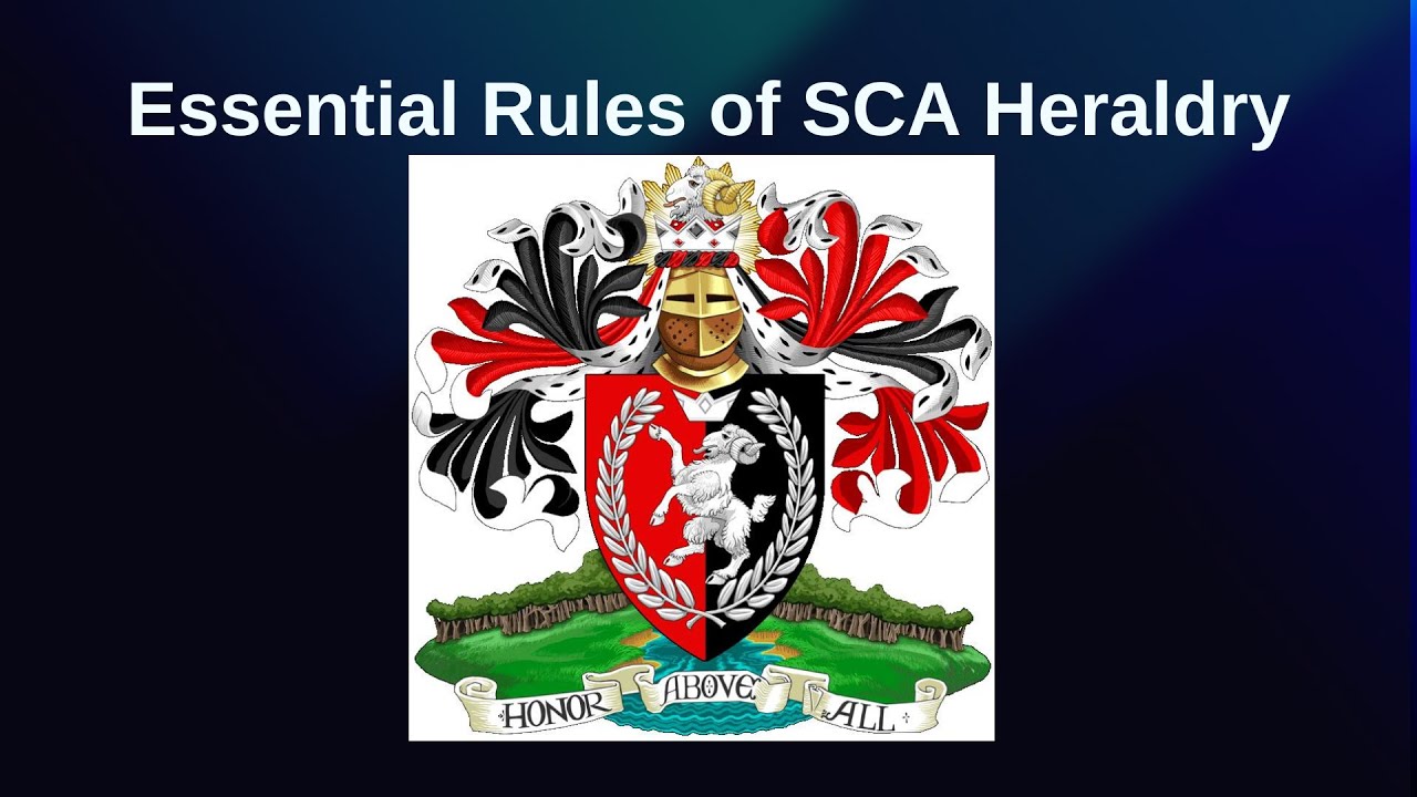 Essential Rules of SCA Heraldry - YouTube
