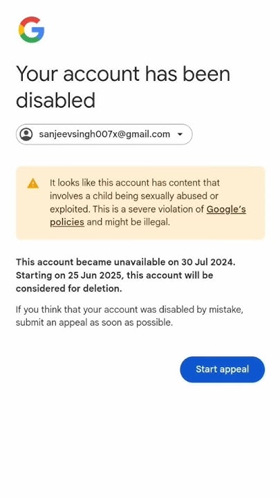 how to fix your account has been disabled Gmail problem | Google account disabled problem fix ...