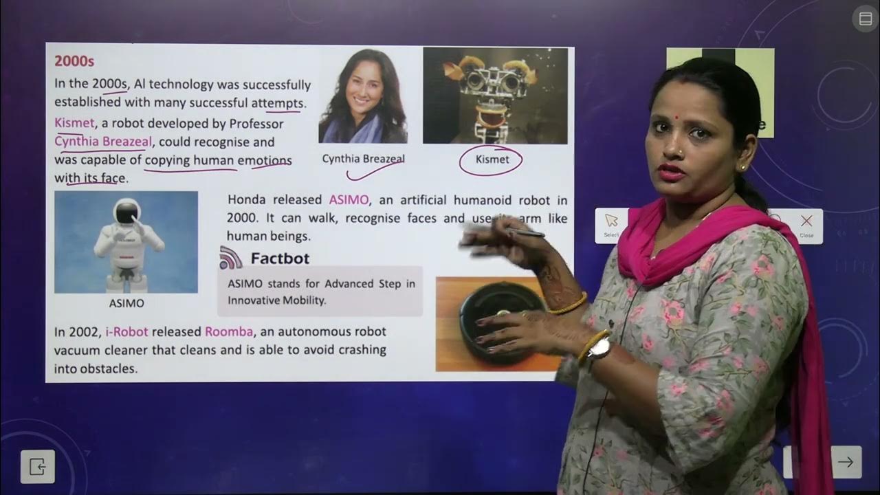 ACKNOWLEDGE COMPUTER CLASS 4 CHAPTER 8 EVOLUTION OF A I - YouTube