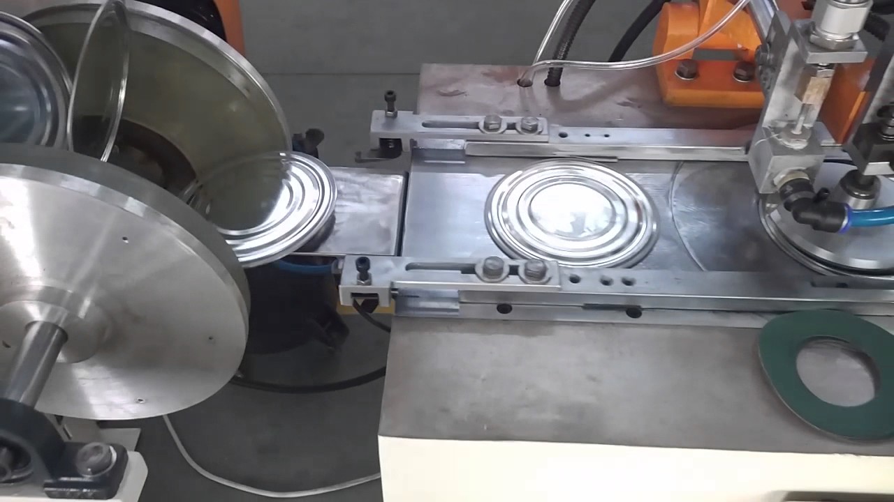 bottom lining machine and induction drying machine - YouTube