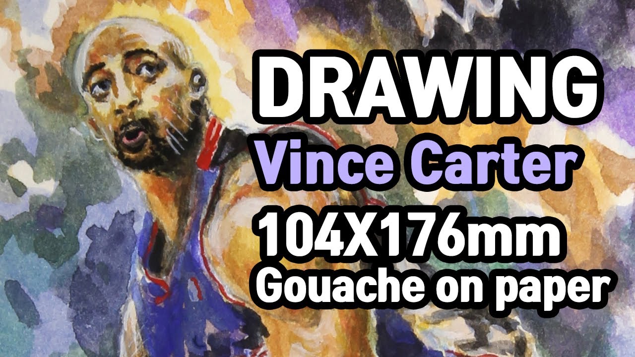 Drawing 'The Air Canada' Vince Carter. He is the only player in NBA ...