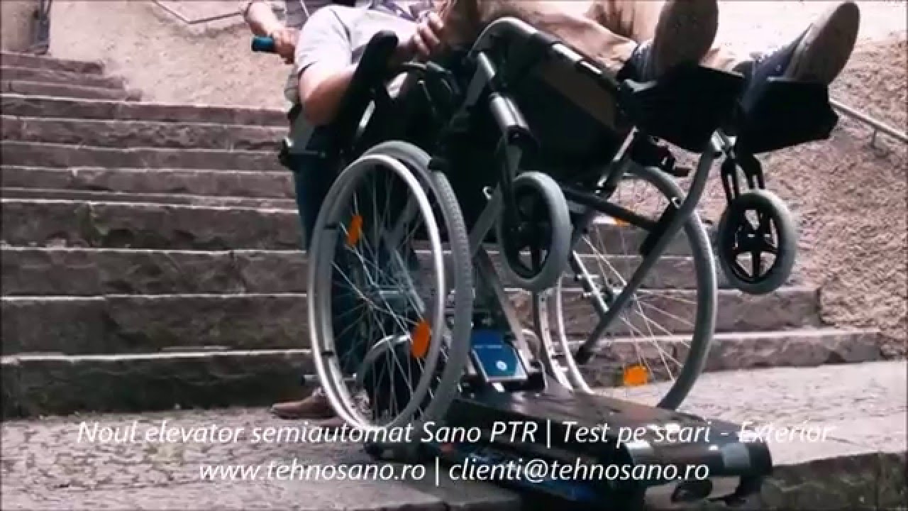 Platforma mobila Sano PT-R pentru transportul pe scari al persoanelor ...