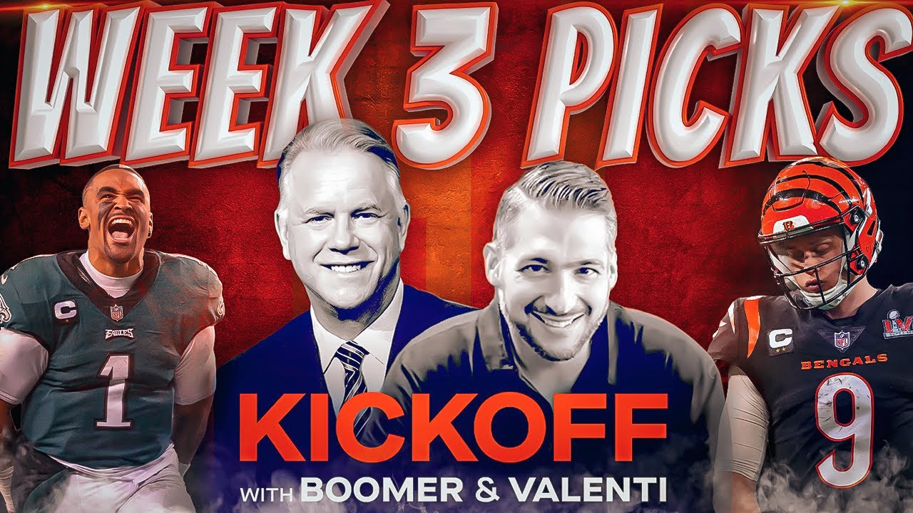 Buckle Up for Explosive NFL Week 3 Picks with Boomer Esiason and Mike ...