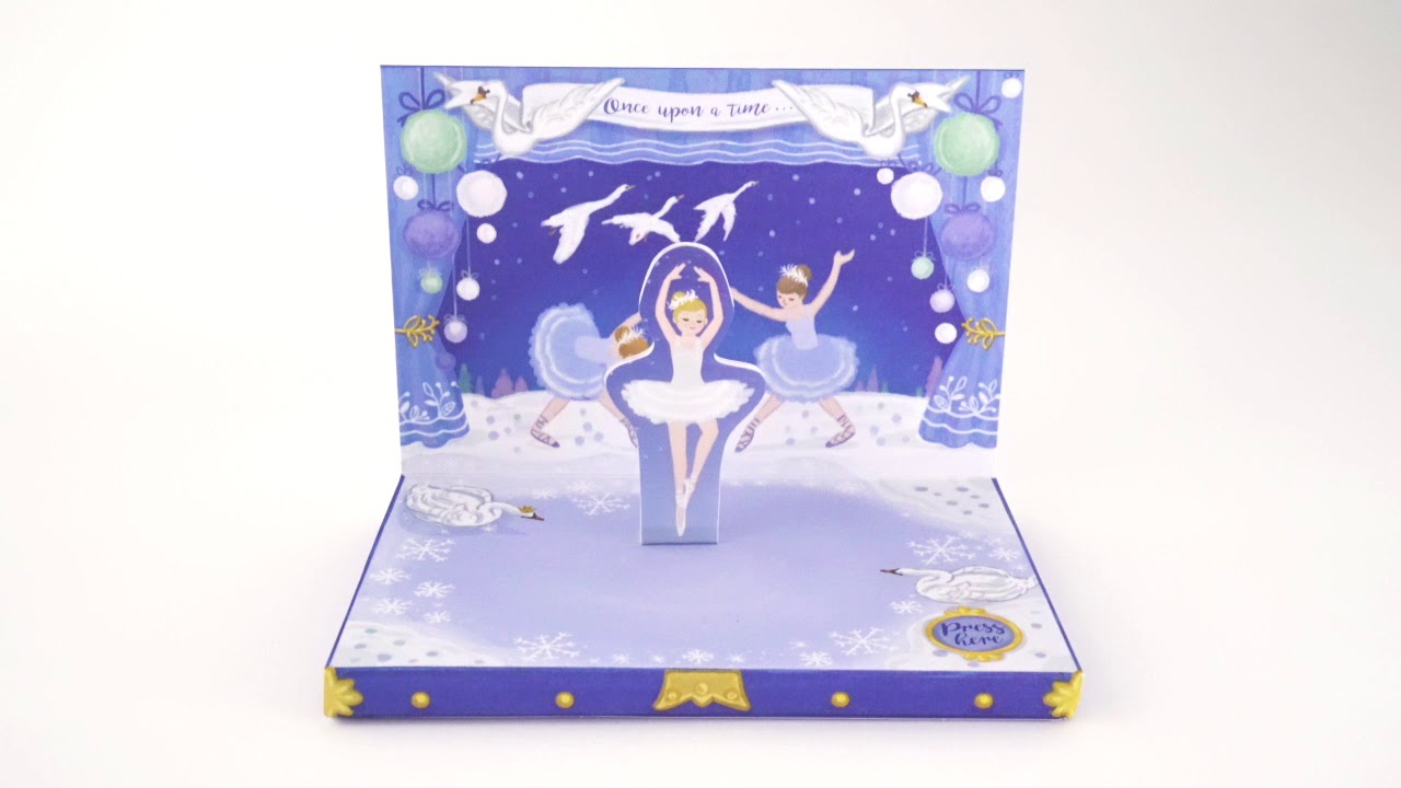 No.16 | Swan Lake Music Box Card - YouTube