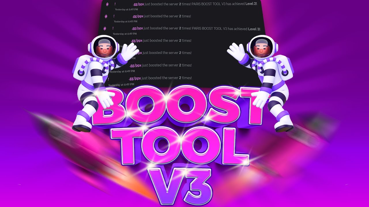 شرح اقوى اداة بوستات الاصدار الثالث ديسكورد 🔥 ( بوت بوستات ) | Discord Boost Tool V3 - YouTube