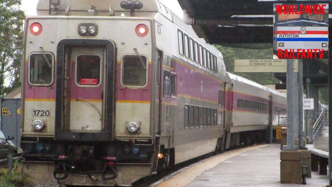 Amtrak, CSX, And MBTA Trains @ Readville - YouTube