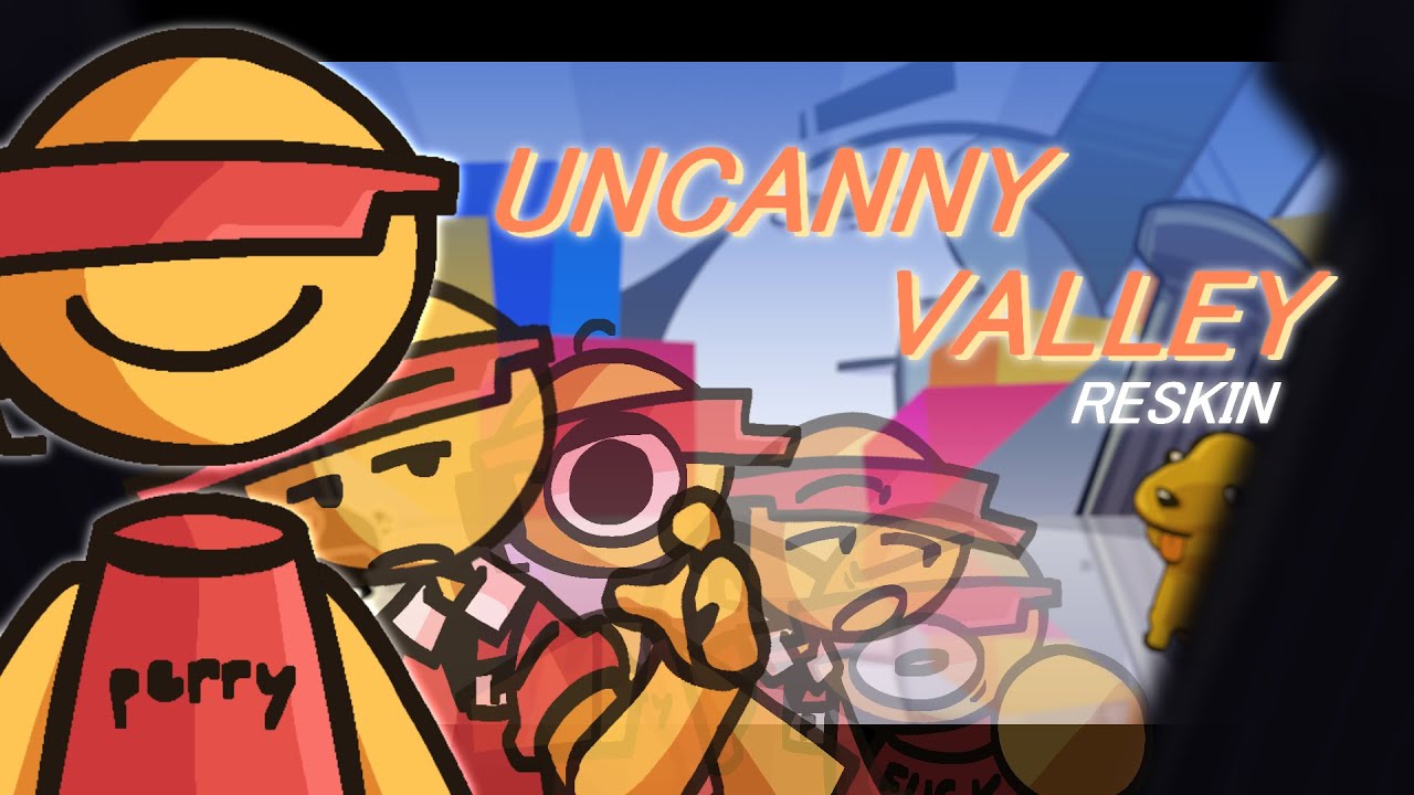 fnf uncanny valley, but its sung by a shapeshifting retail worker ...